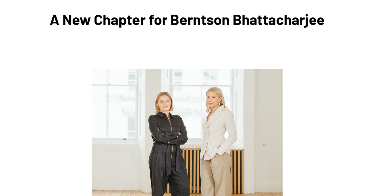 News | Berntson Bhattacharjee